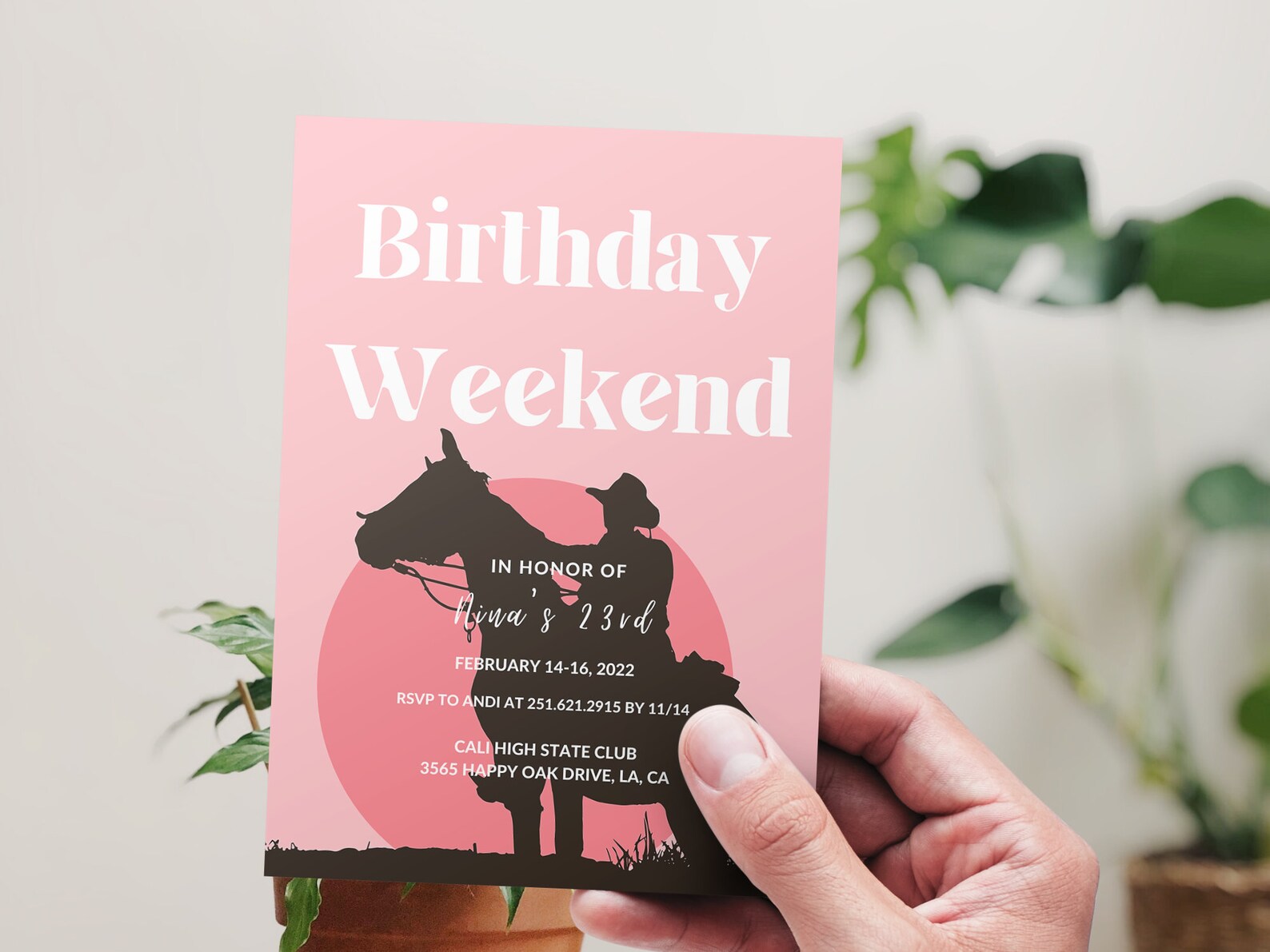 Cowboy Birthday Weekend Template Event Itinerary Printable - Etsy