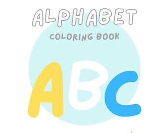 Alphabet Coloring Pages Printable ABC Coloring Book Back to School ...