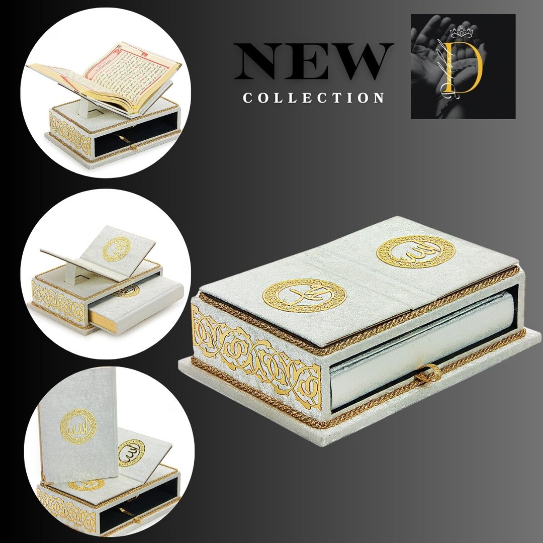 Islamic Gift Sets Quran Gift Personalized Quran Velvet Box Muslim Gift ...