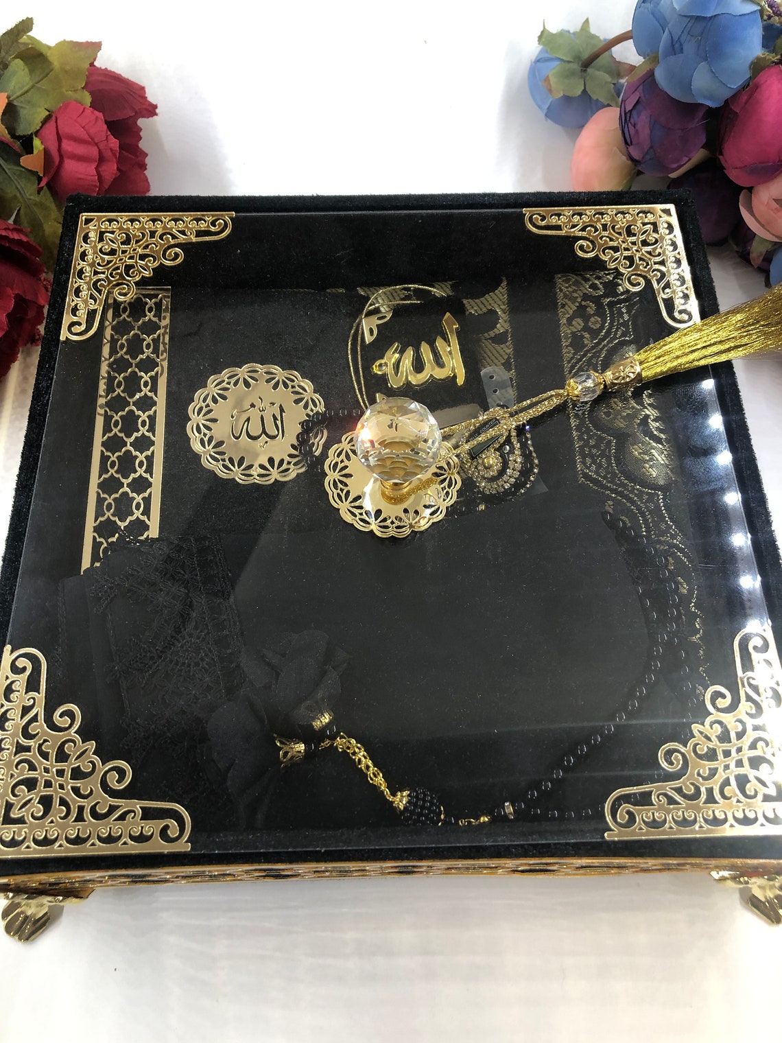 Luxry Special Box Prayer Rug Setquran Gift Setislamic Gift - Etsy