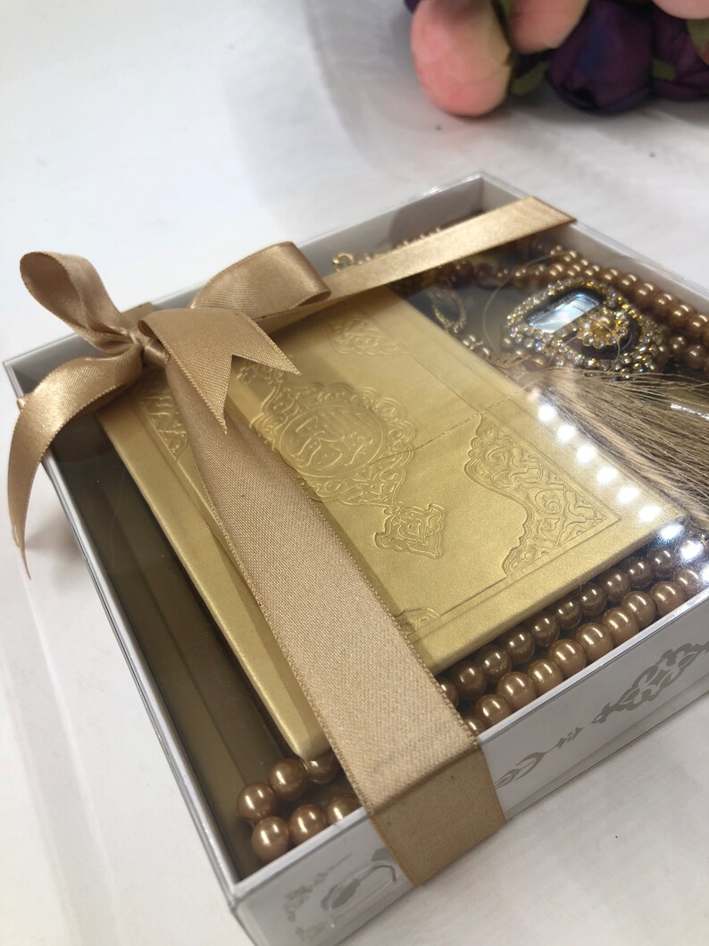 Personalized Mini Quran Set With Special Rosary and Luxury - Etsy