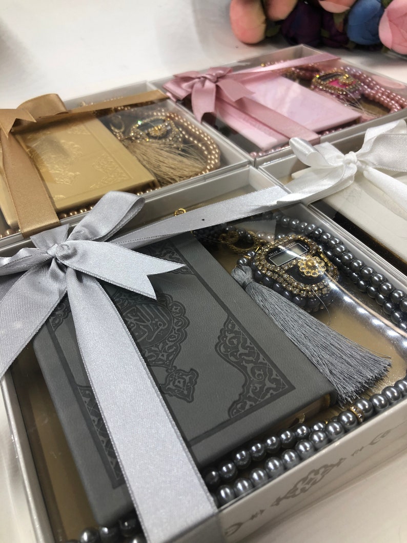 Personalized Mini Quran Set With Special Rosary and Luxury - Etsy