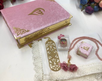 Personalized Mini Quran Set With Special Rosary and Luxury - Etsy