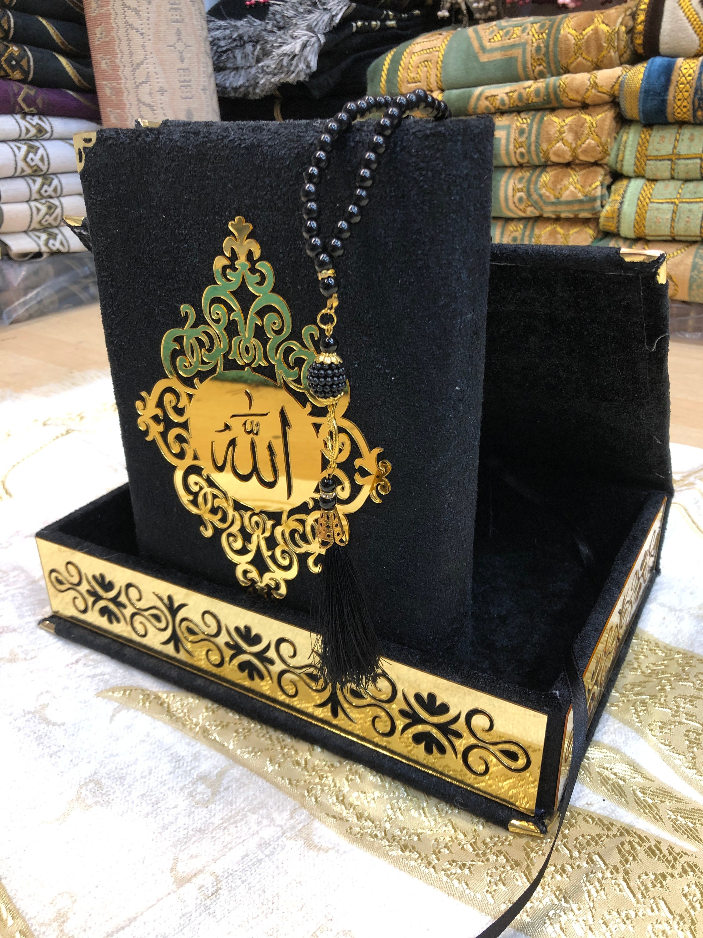 Personalized Quran With Velvet Box, Islamic Gift Set, Quran Gift Box ...