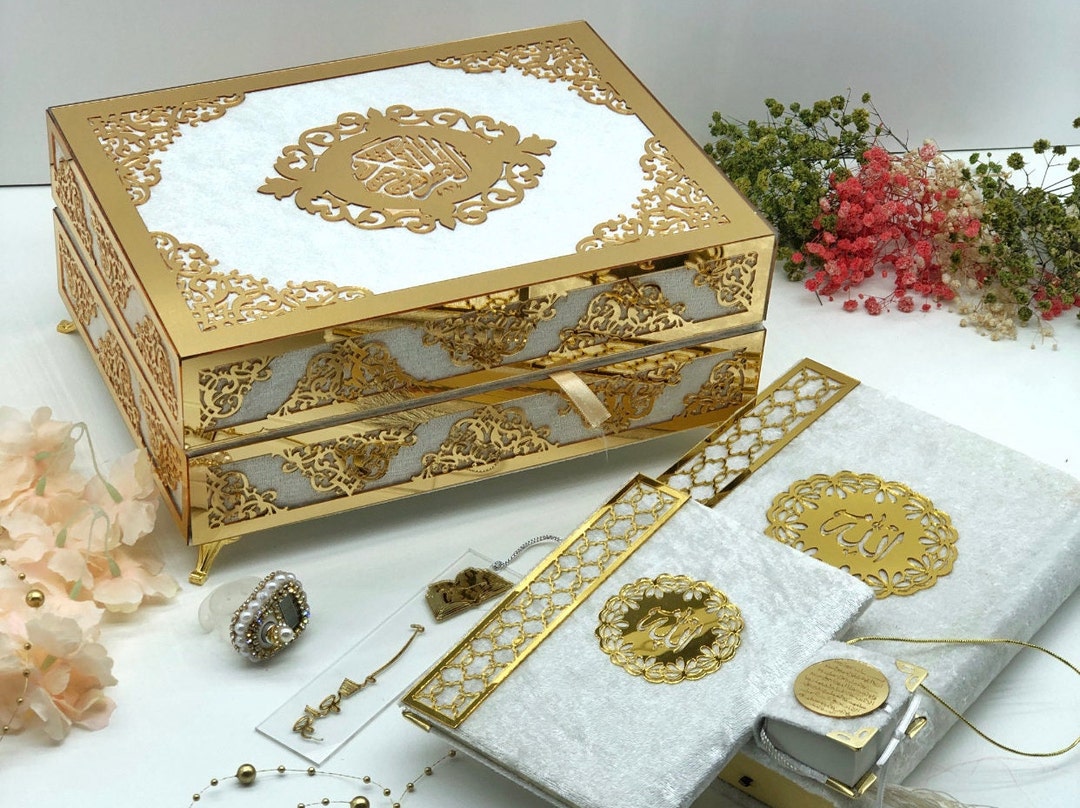 Luxury Special Quran Box | Personalized Quran Box | Islamic Gift Set ...