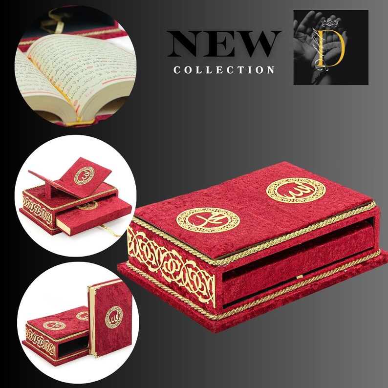 Islamic Gift Sets Quran Gift Personalized Quran Velvet Box Muslim Gift ...
