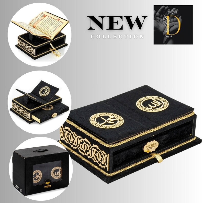 Islamic Gift Sets Quran Gift Personalized Quran Velvet Box Muslim Gift ...