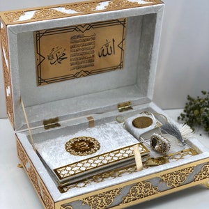 Luxury Special Quran Box | Personalized Quran Box | Islamic Gift Set ...