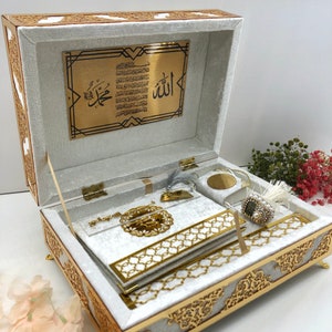 Luxury Special Quran Box | Personalized Quran Box | Islamic Gift Set ...