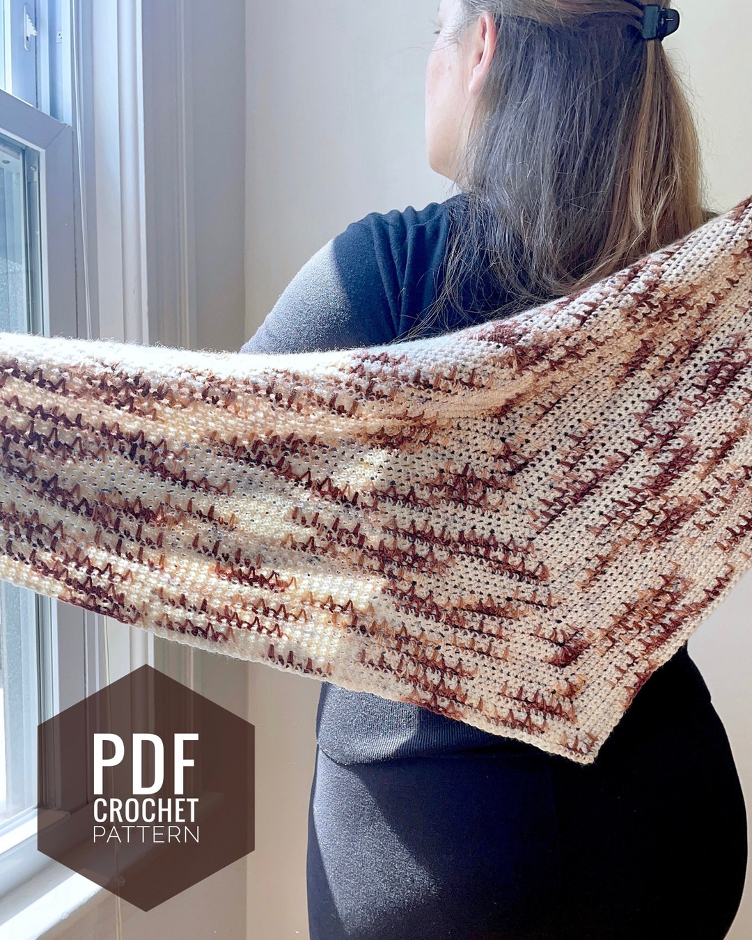 Heartbeat Shawl - Assigned Pooling - Crochet PDF Pattern - Etsy