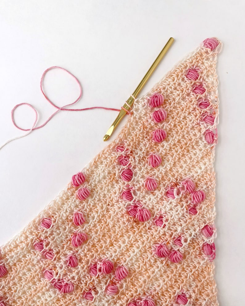 Bubble Pop Shawl - Assigned Pooling - Crochet Shawl PDF Pattern - Etsy