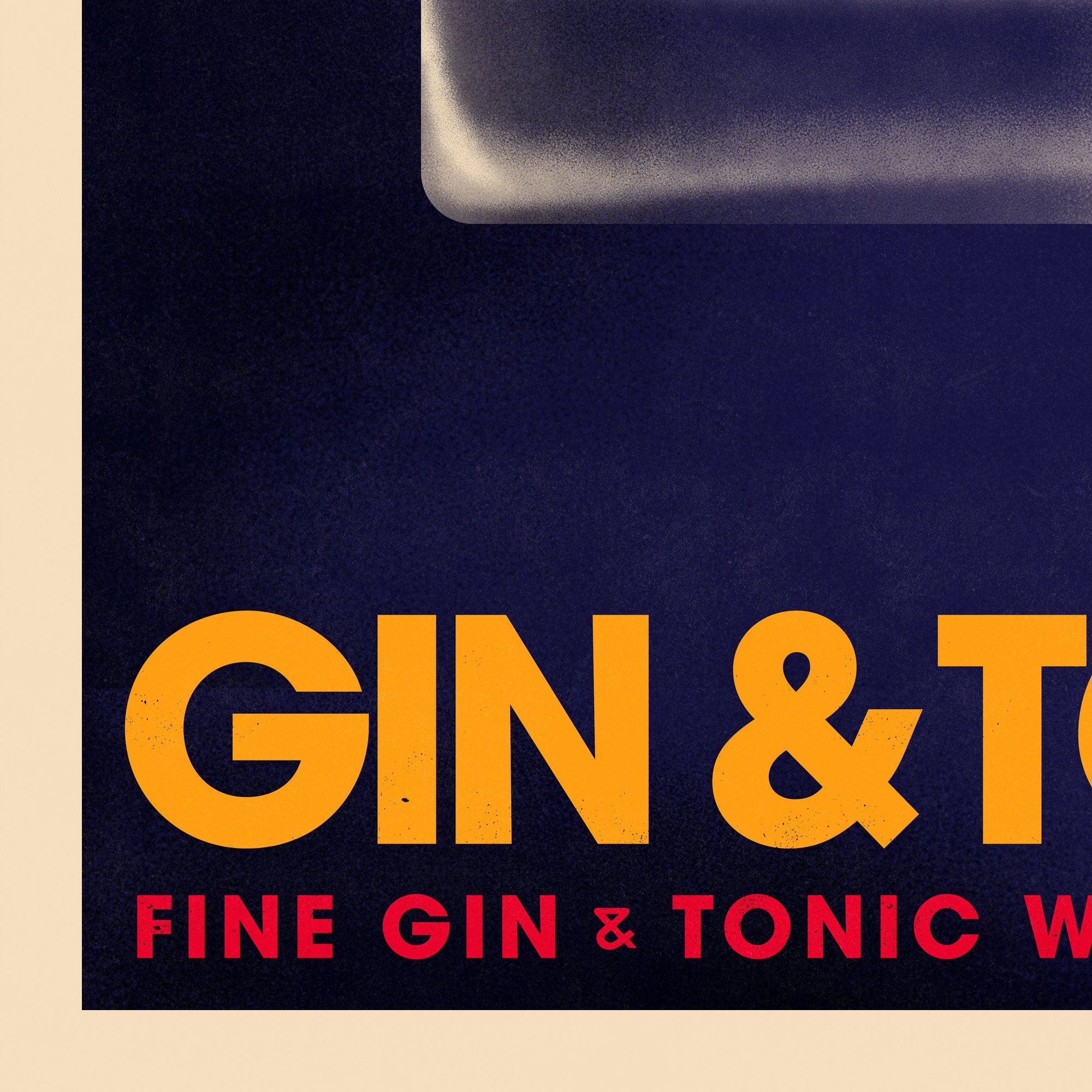 Gin and Tonic Poster Vintage Style Gin Cocktail Print Retro - Etsy