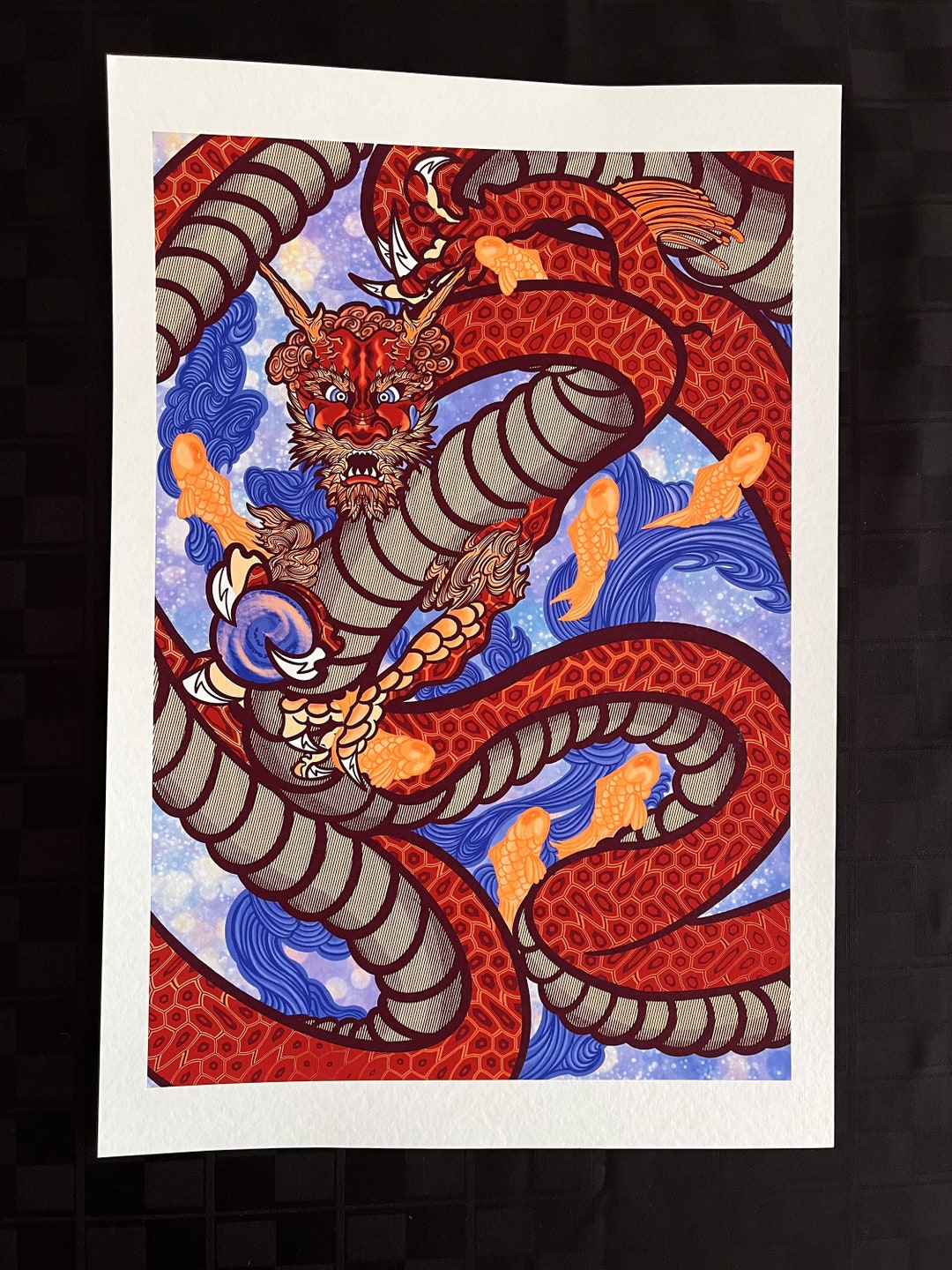Dragon Ryu Print 13 X 19 - Etsy