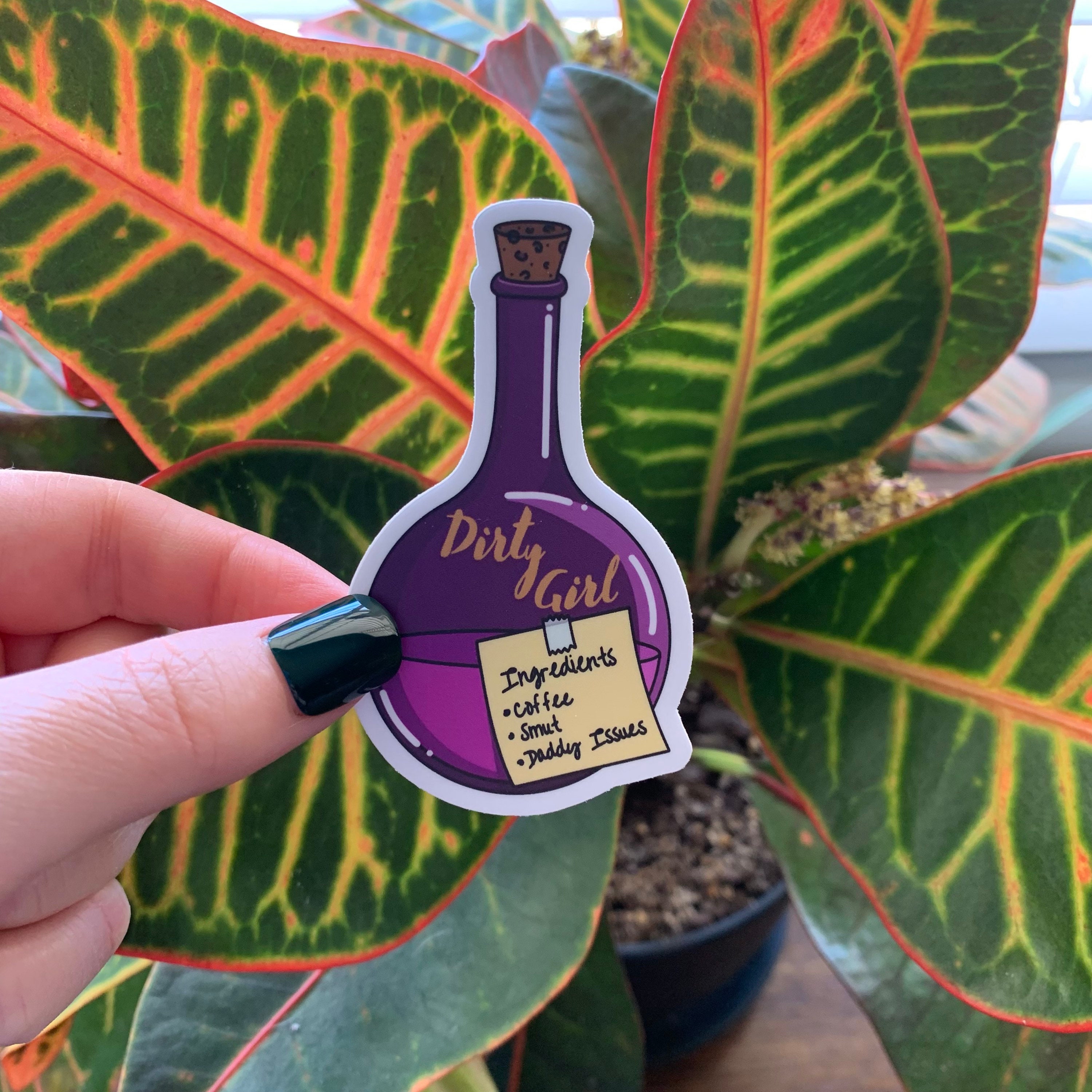 Smut Girl Poison With Ingredients Vinyl Sticker - Etsy