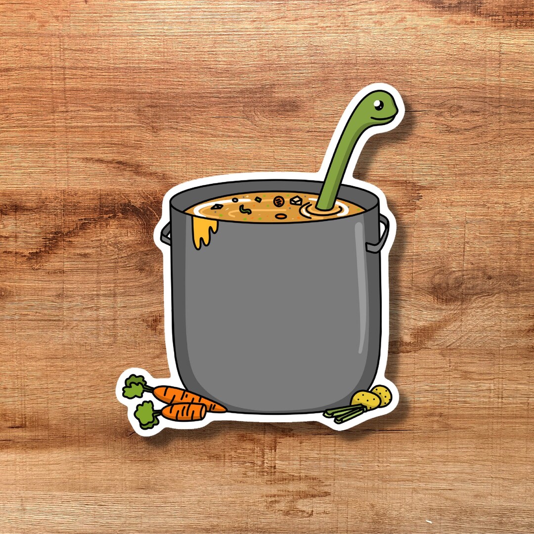 Bronto-soup-asaurus in Dino Soup, a Long Neck Dinosaur, or Loch Ness ...