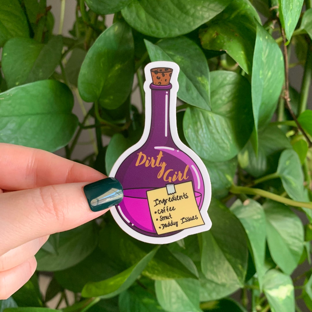 Smut Girl Poison With Ingredients Vinyl Sticker - Etsy