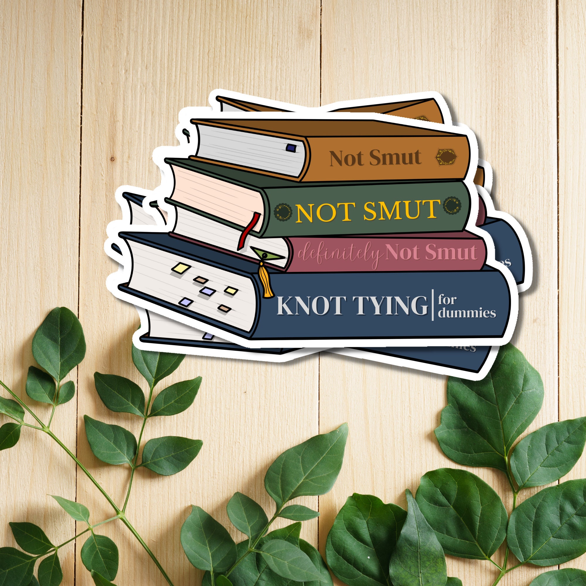 Definitely Not Smut Book Stack Vinyl Stickers - Etsy Definitely Not Smut Book Stack Vinyl Stickers - Etsy