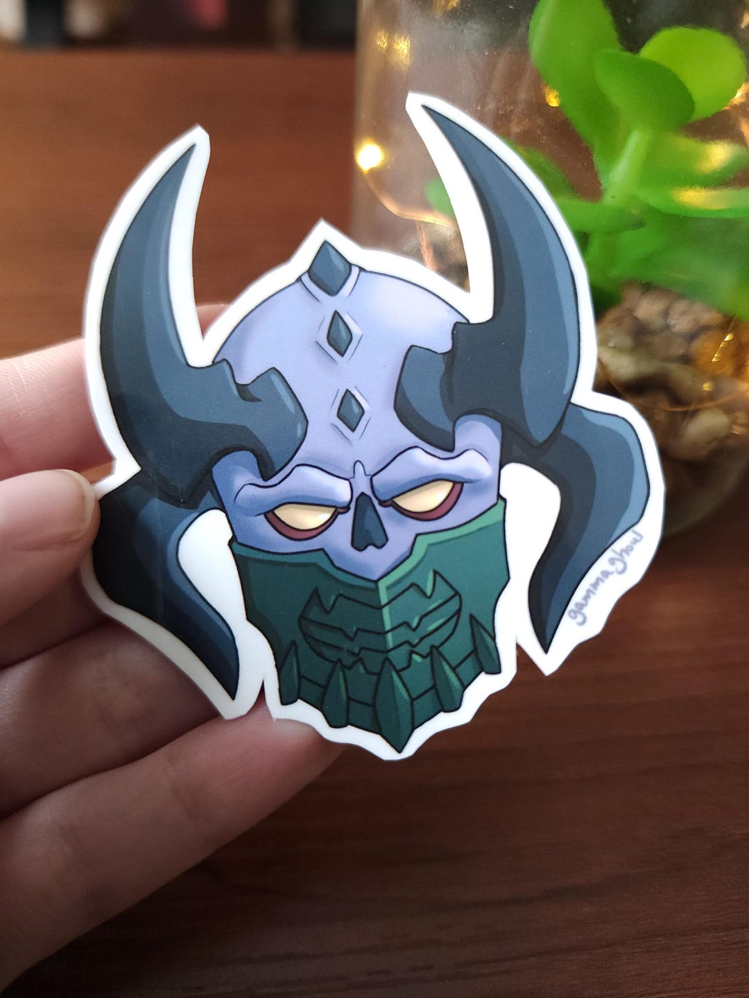Doom Marauder Vinyl Die-cut Sticker - Decal for Gamers, Boomer Shooter ...