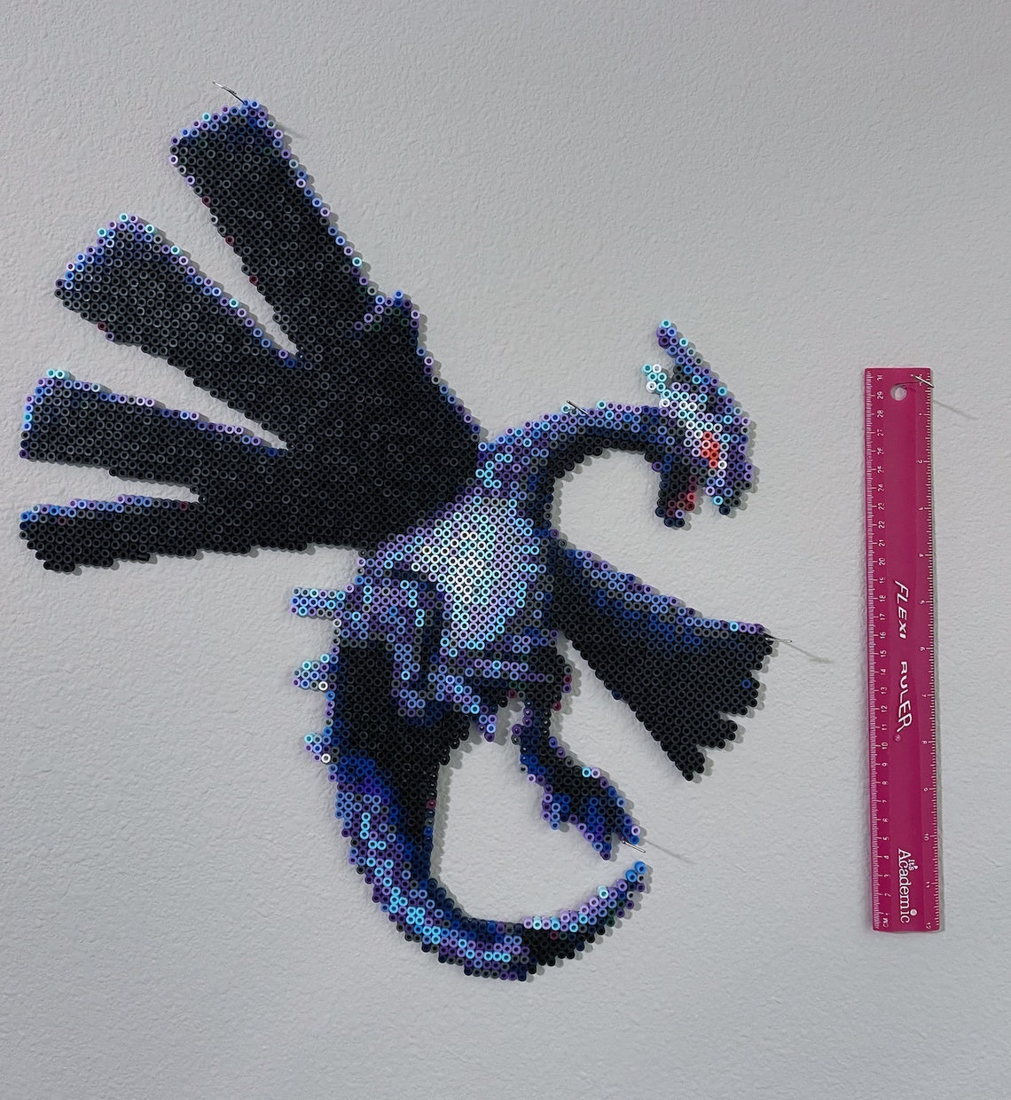 Shadow Lugia Perler Art - Etsy