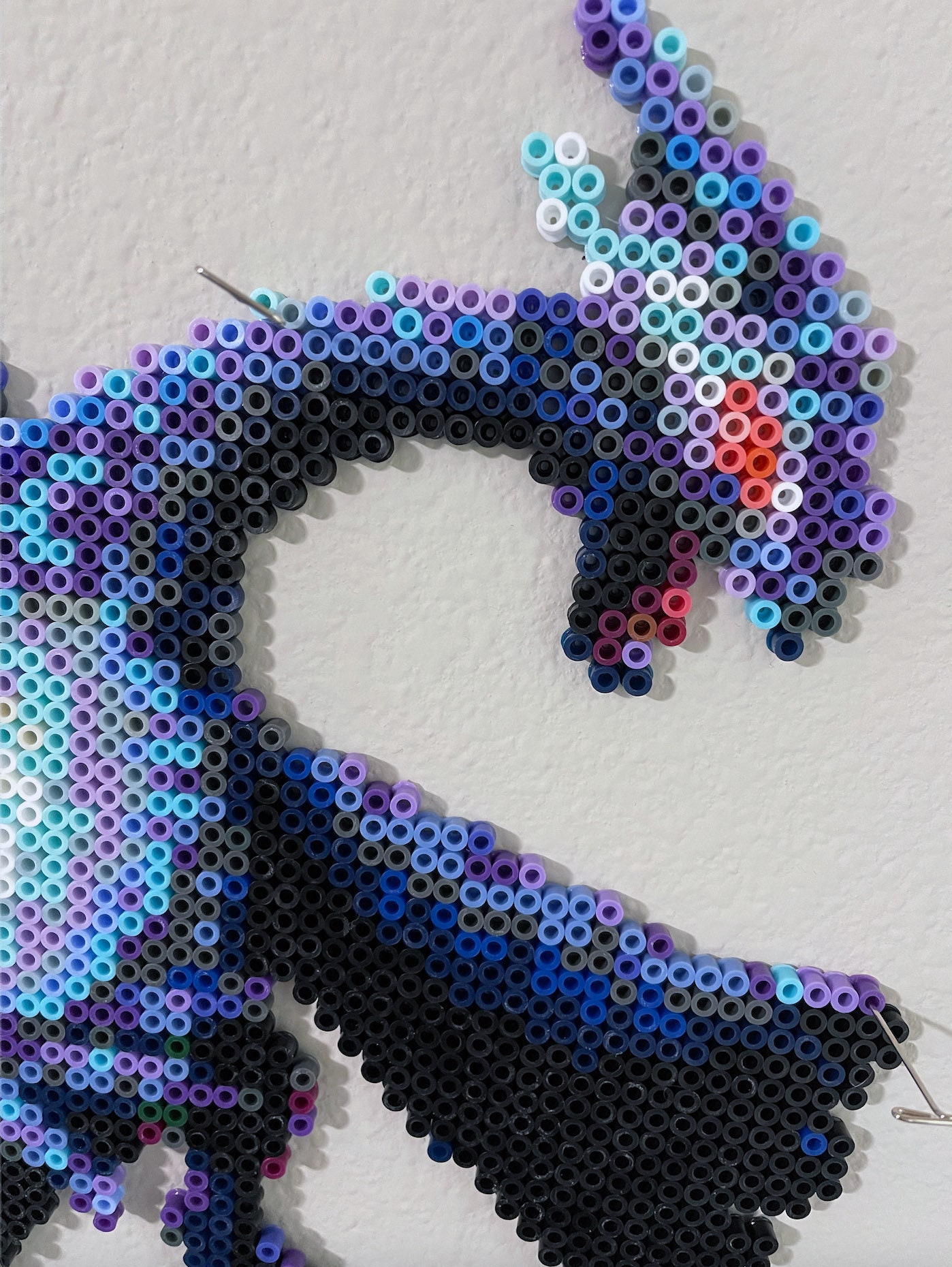 Shadow Lugia Perler Art - Etsy