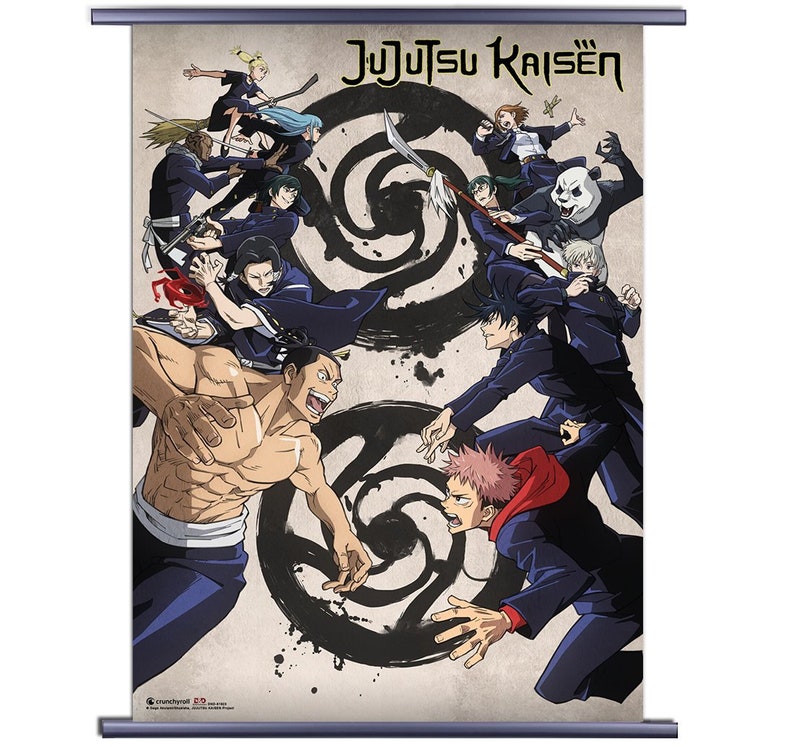 Jujutsu Kaisen Wall Scroll Poster Officially Licensed - Etsy