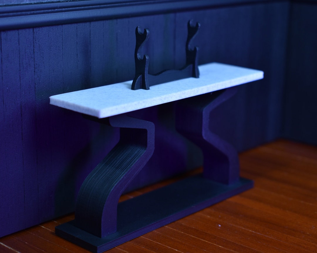 1/12th Scale Marble Top Shelf With Katana Stand - Etsy