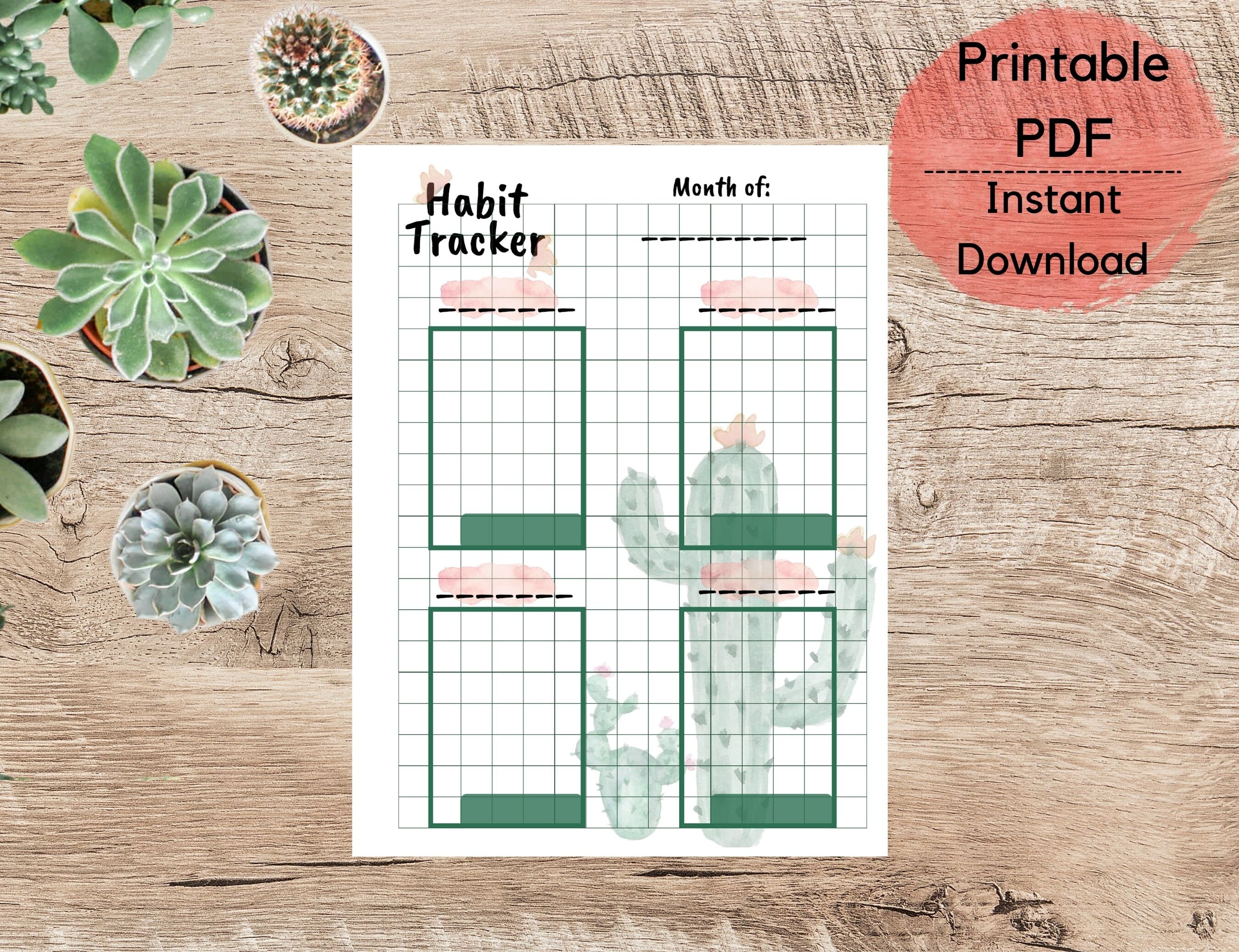 Printable Weekly Planner Letter Printable Daily Planner Instant ...