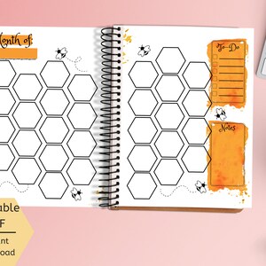 Bumblebee Printable Planner Pack Bundle, Monthly, Weekly, Daily, and ...