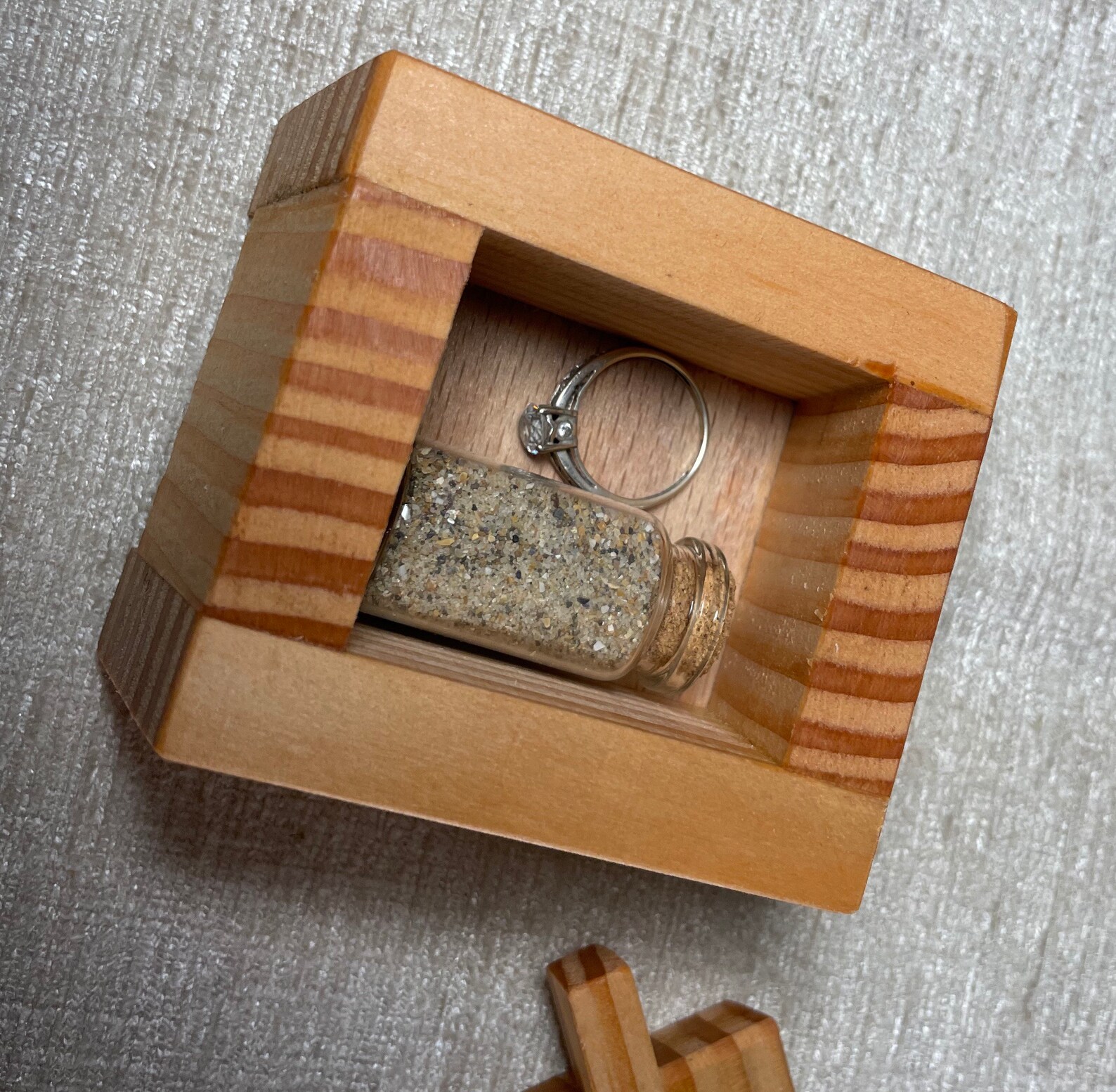 Tiny Japanese Trinket Keepsake Jewellery Ring Memory Box - Etsy