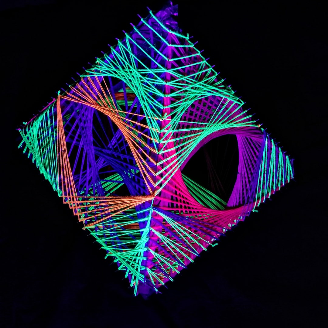 3D String Art : Dragon Pyramid Wall Decor - Etsy