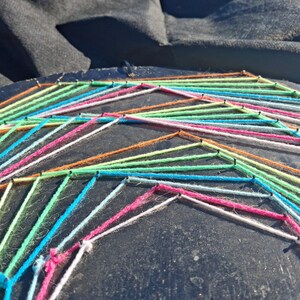 Disaster Spiral - UV Reactive String Art - Etsy