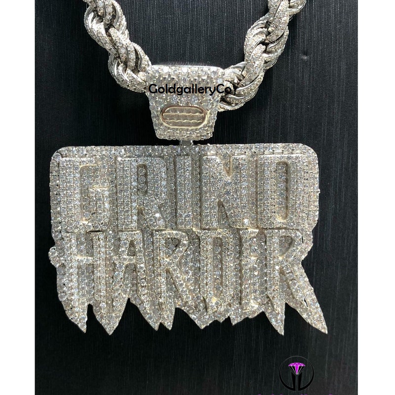 Iced Out Name Necklace - Etsy