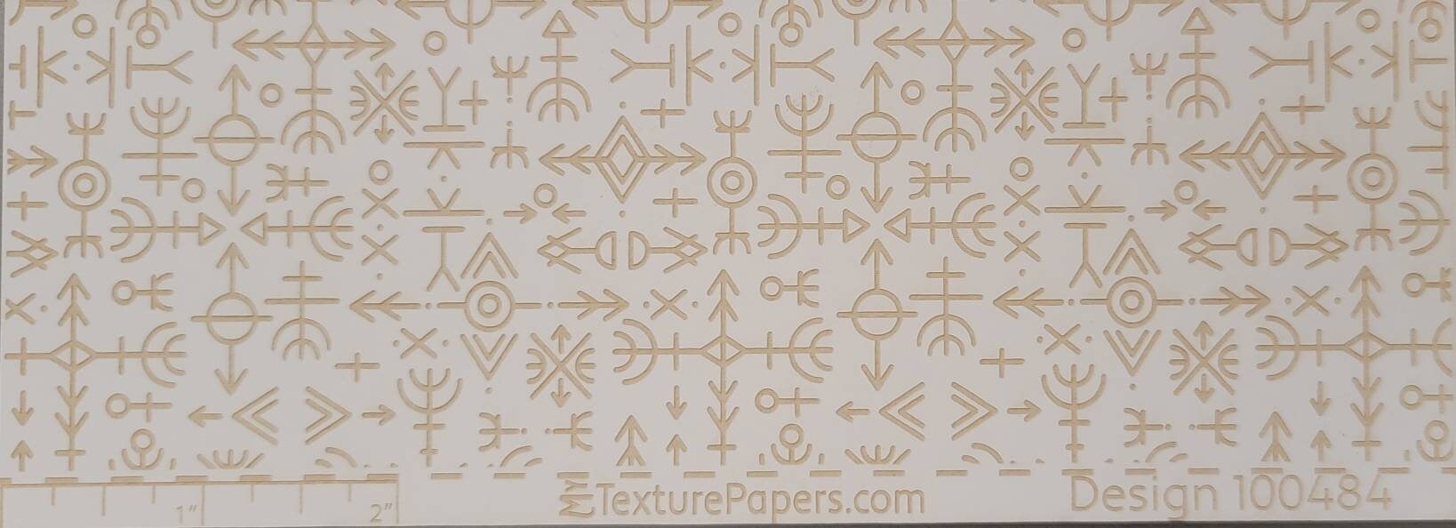 100484 7.5x2.5 Celtic Runes Rolling Mill Laser Texture - Etsy