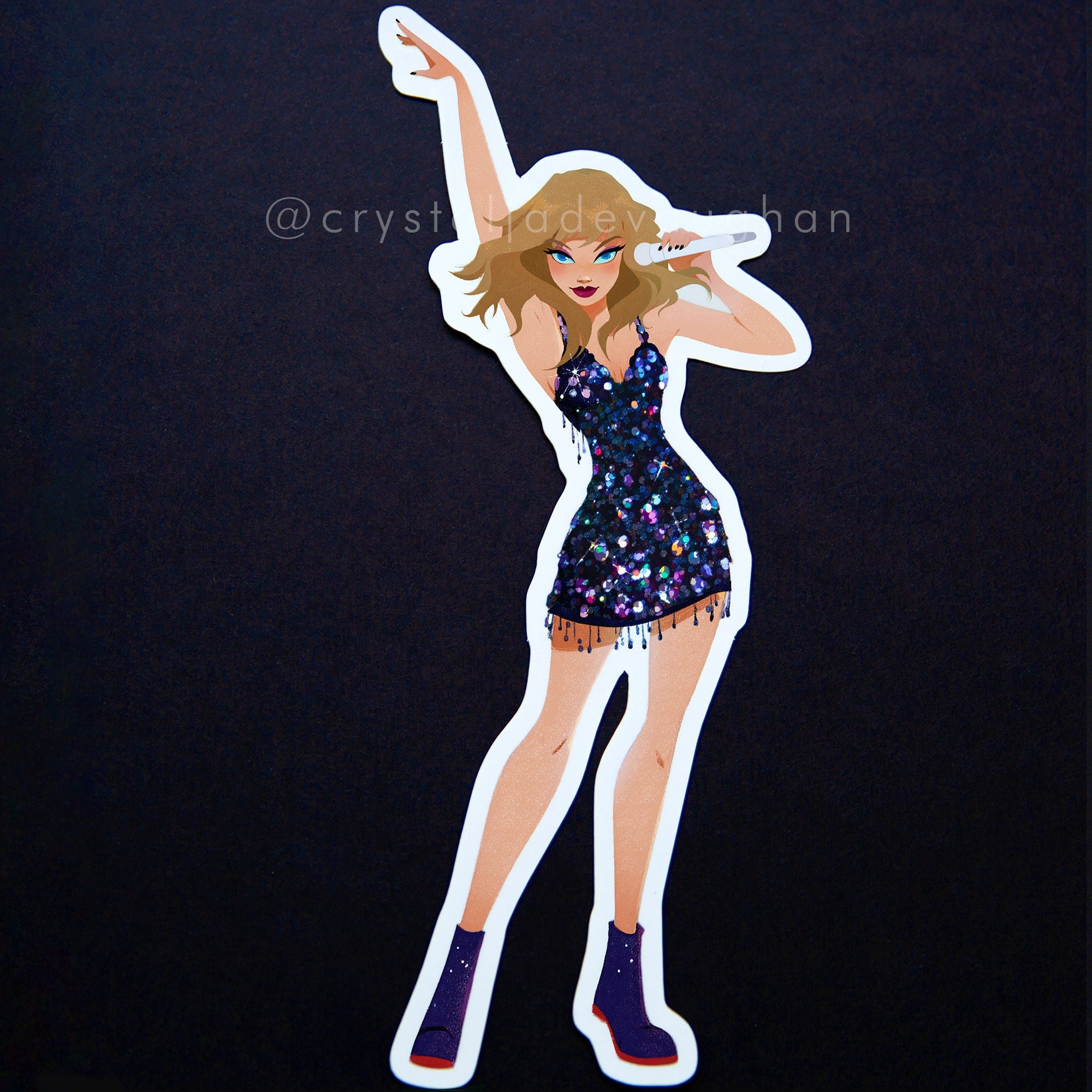 Taylor Swift Cartoon Drawing