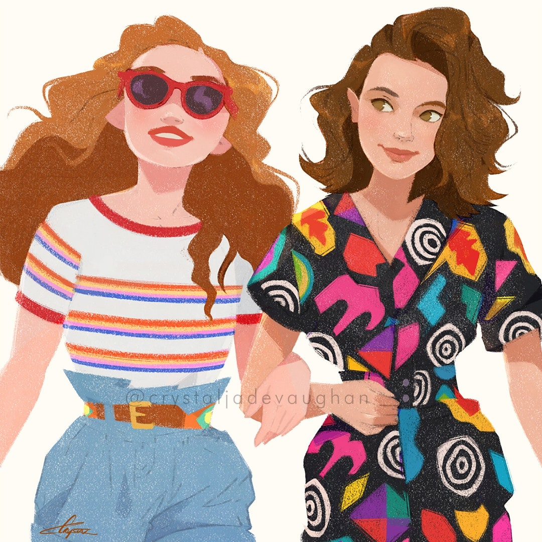Best Friends Deluxe Foil Print - Etsy