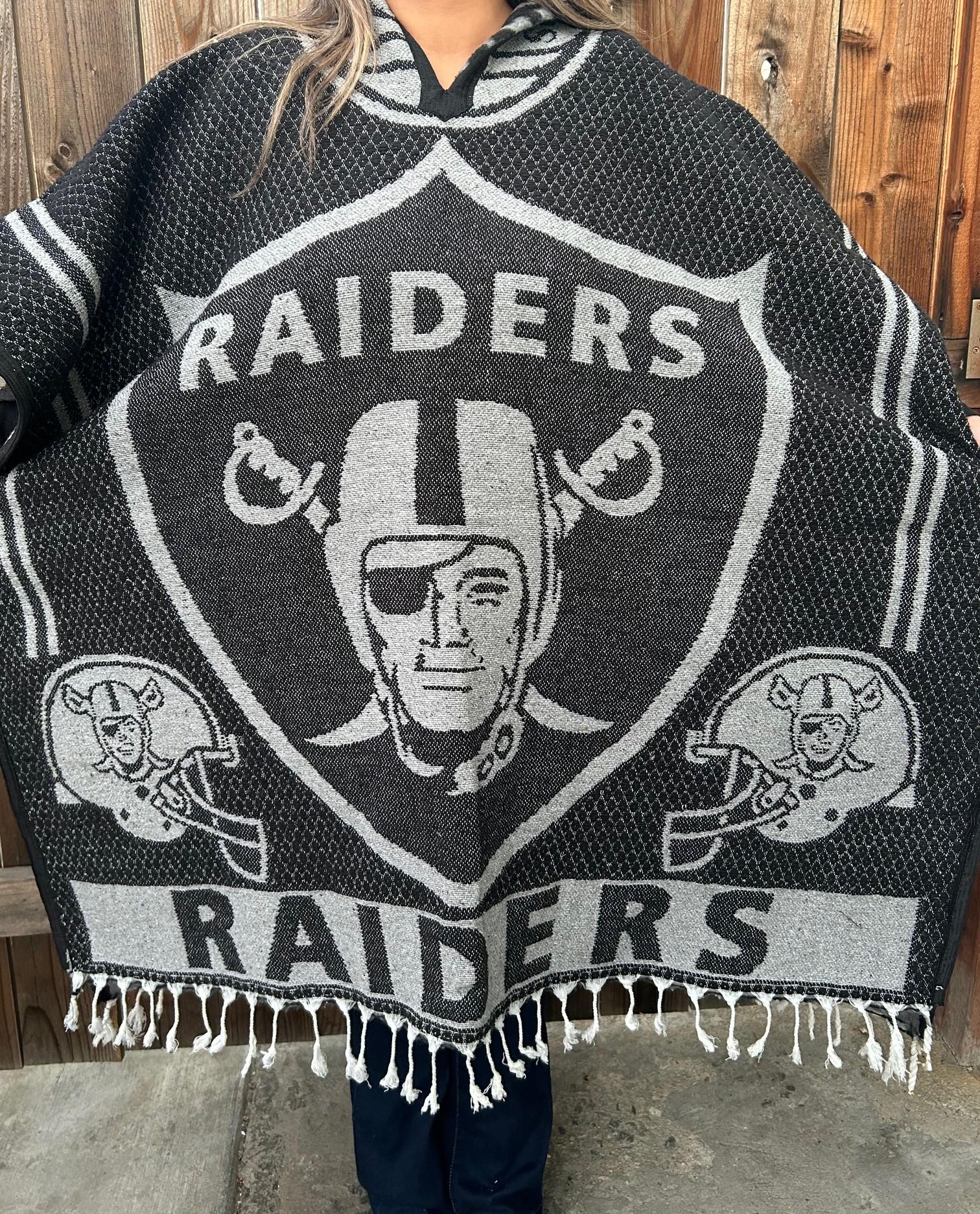 Las Vegas Raiders Poncho Mexican Poncho Gabanes Mexicanos. Sports ...