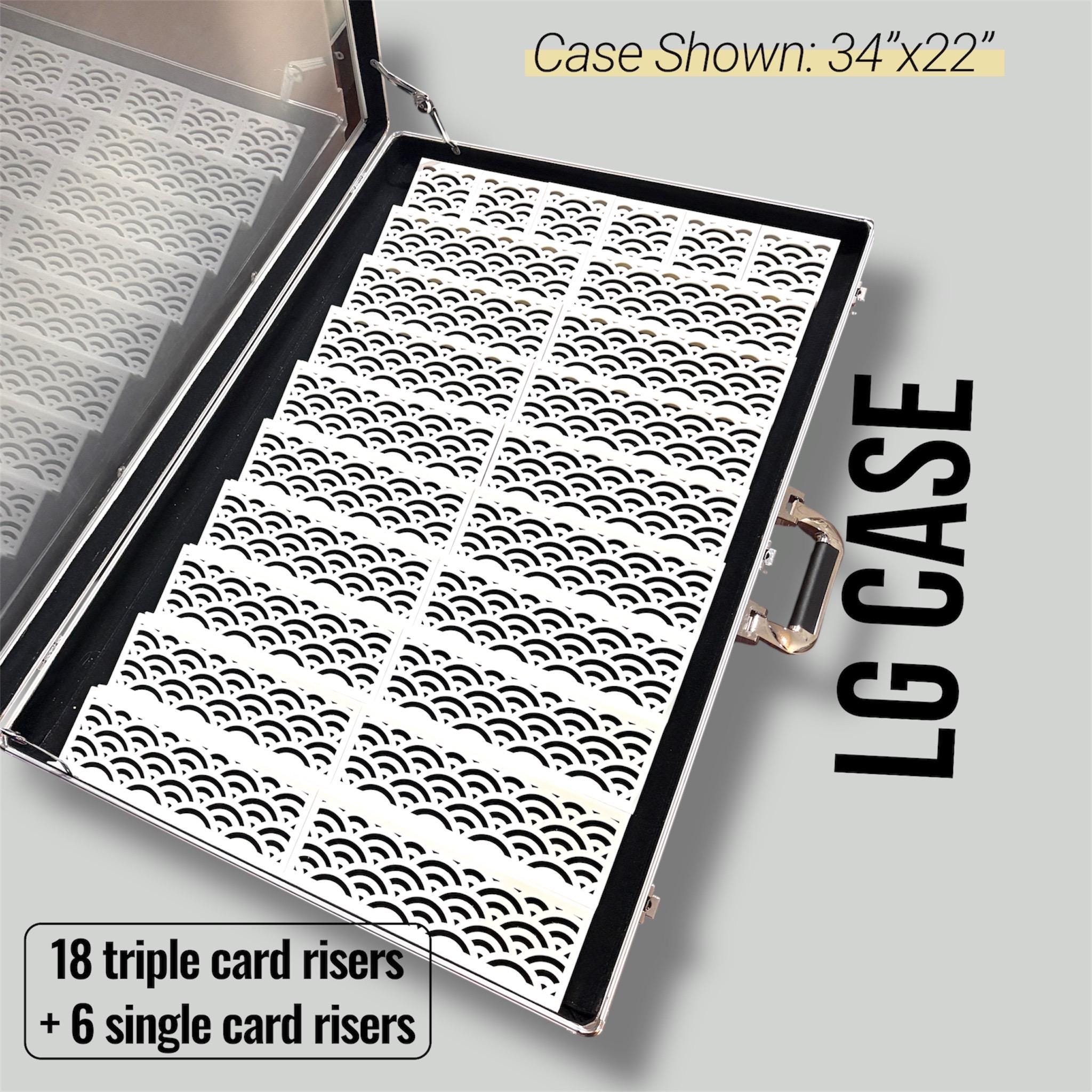 Card Risers for Zion/aluminum Display Cases - Japanese Wave Pattern - Etsy