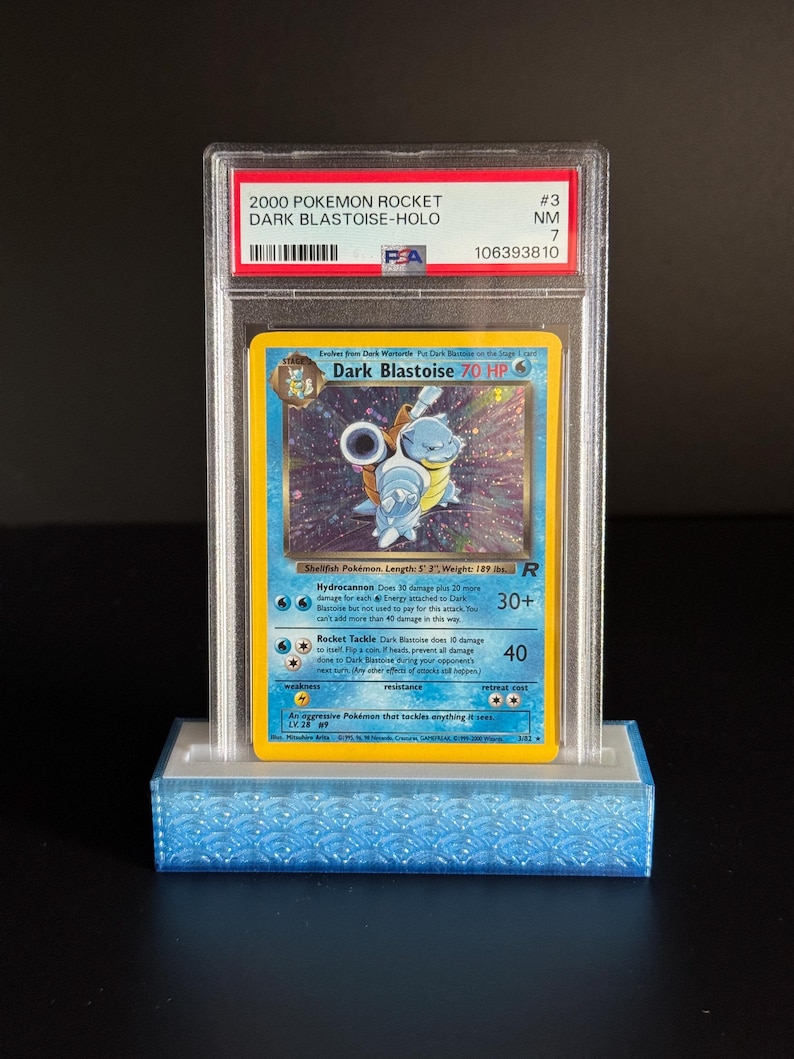 Modular Card Display Stand for Graded Cards | Seigaiha (waves ...