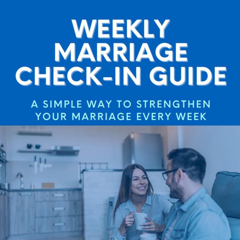 Weekly Marriage Check-in Guide Printable - Etsy Australia