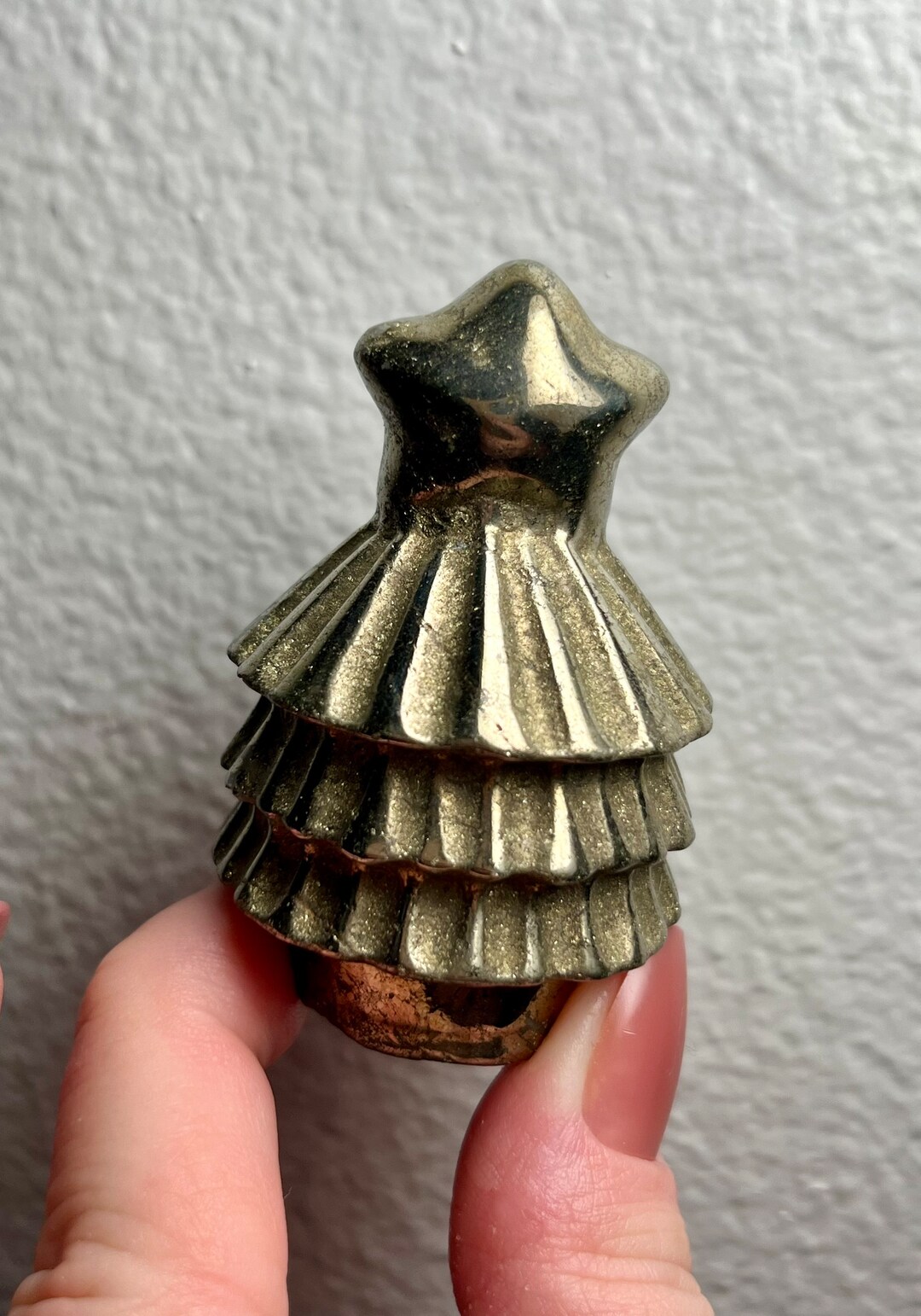 Pyrite Christmas Tree W/ Star From Peru - Etsy