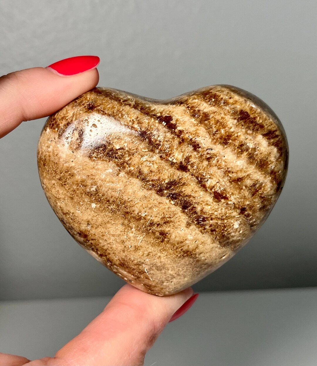 Chunky Chocolate Calcite Heart From Mexico - Etsy