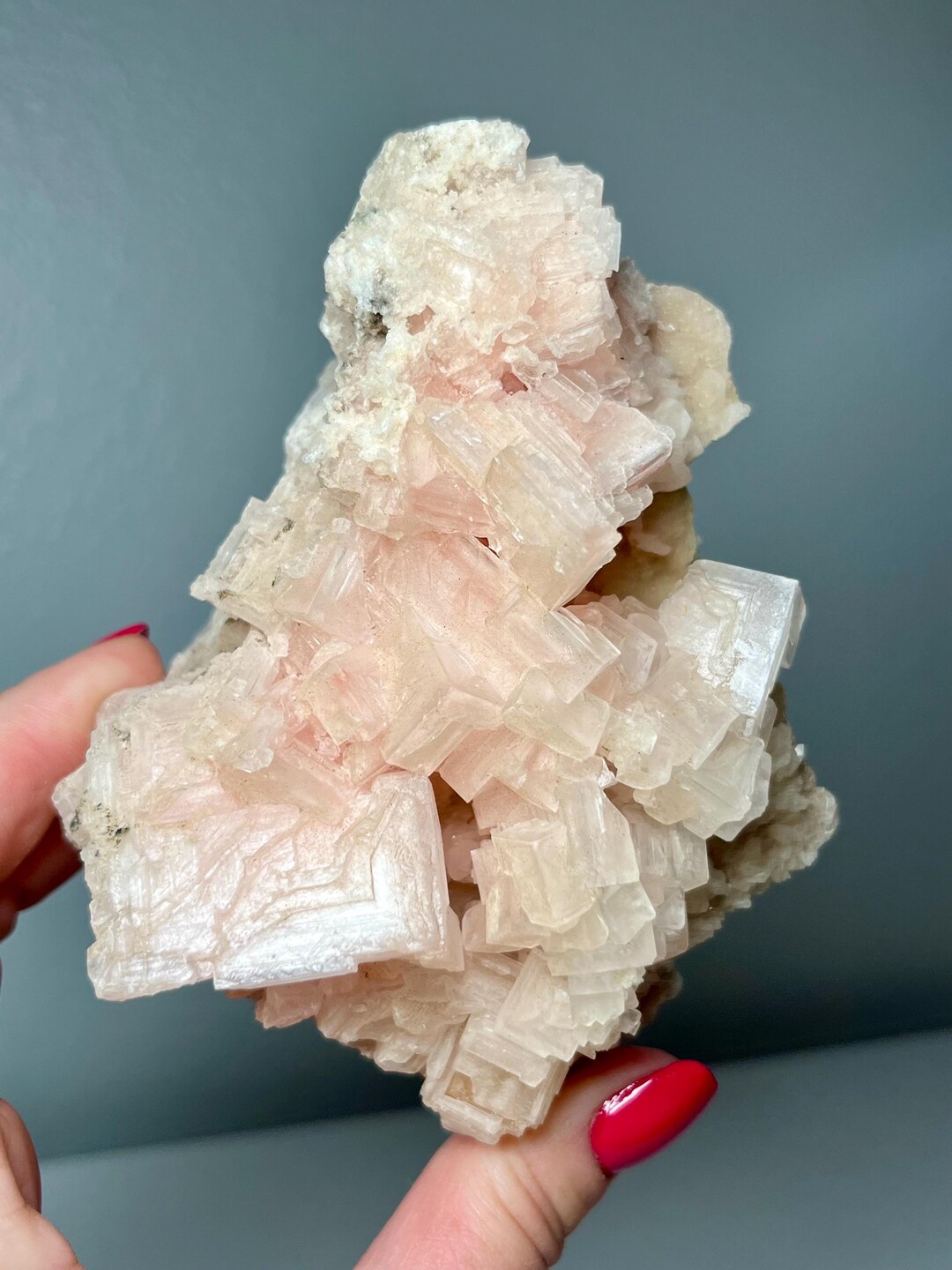 Pink Halite on Trona From Owens Lake, California - Etsy