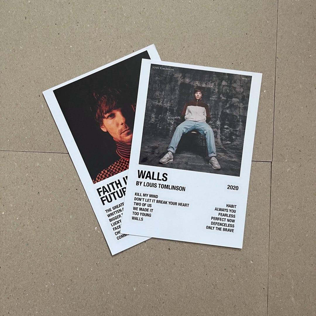 Louis Tomlinson Album Cover Prints - Etsy Australia