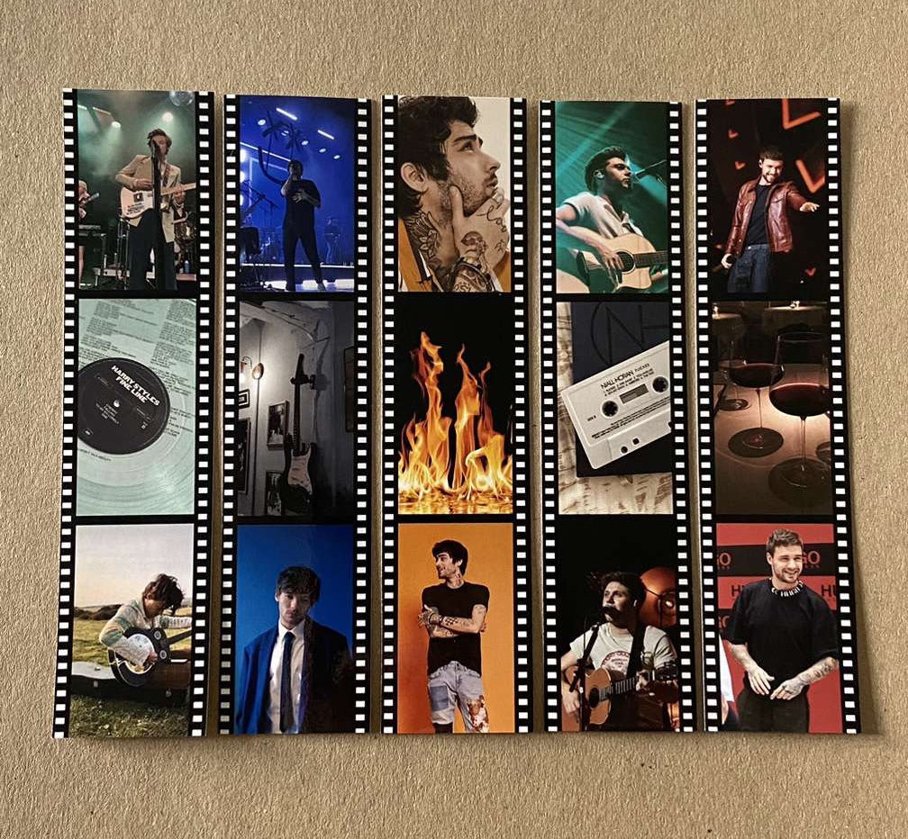 One Direction Photo Strips Bookmarks - Etsy