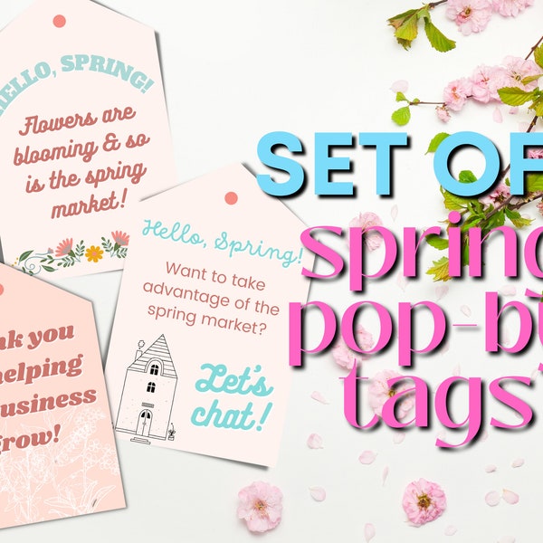 Realtor Easter Tags - Etsy