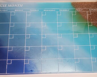 Dry Erase Calendar - Etsy