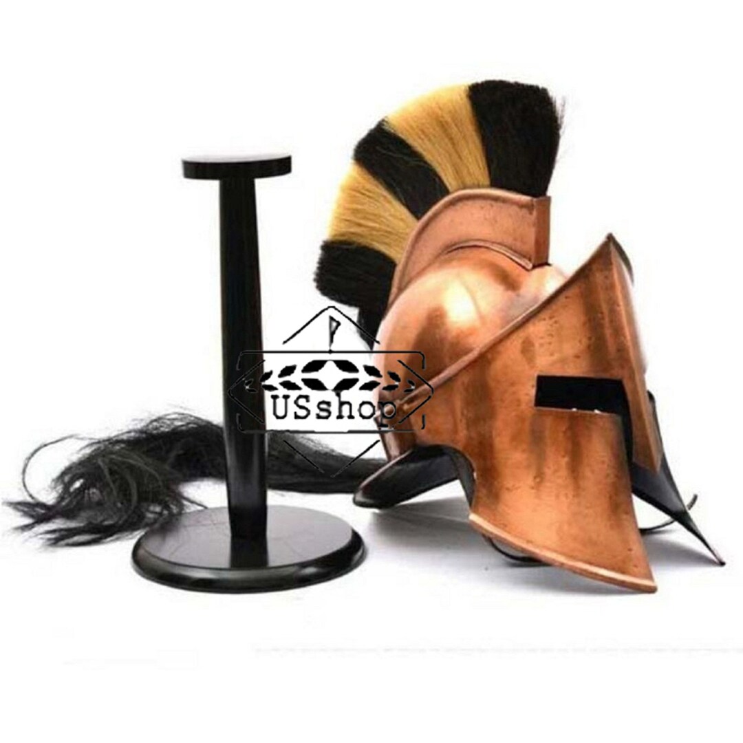 Spartan Helmet Sparta 300 Movie Helmet Copper Finish Black - Etsy