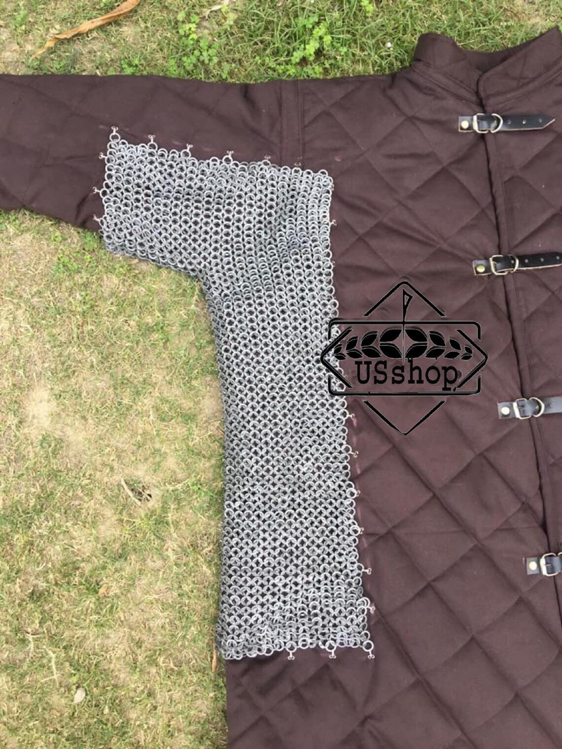 Medievalgambeson With Chainmail Voiders 9 Mm Flat Riveted - Etsy