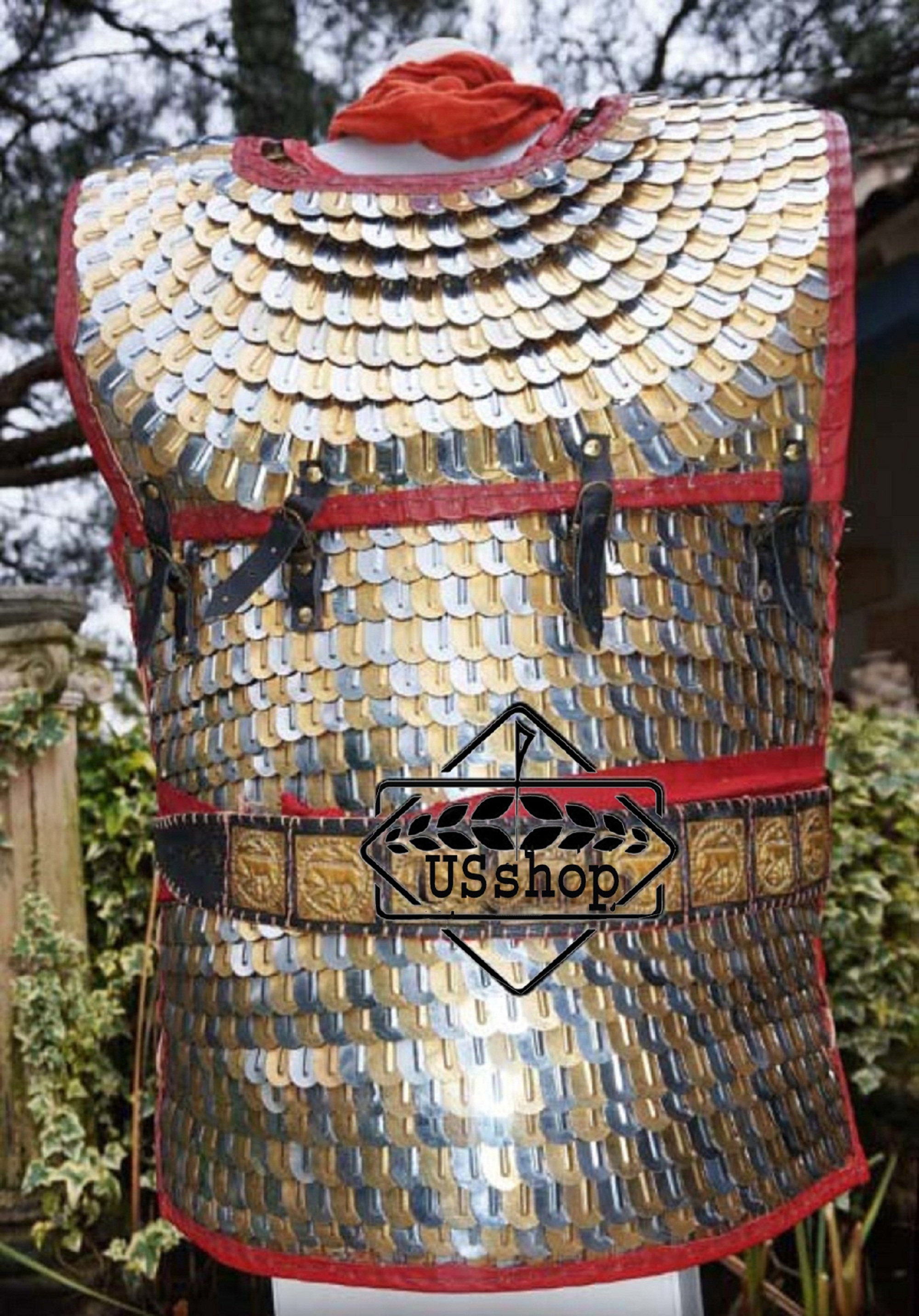 ROMAN Armour Roman Cuirass Lorica Squamata With Large Scales ...