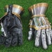 Hourglass Castillo Gauntlets Finger Medieval Functiona Large 16 G Steel ...